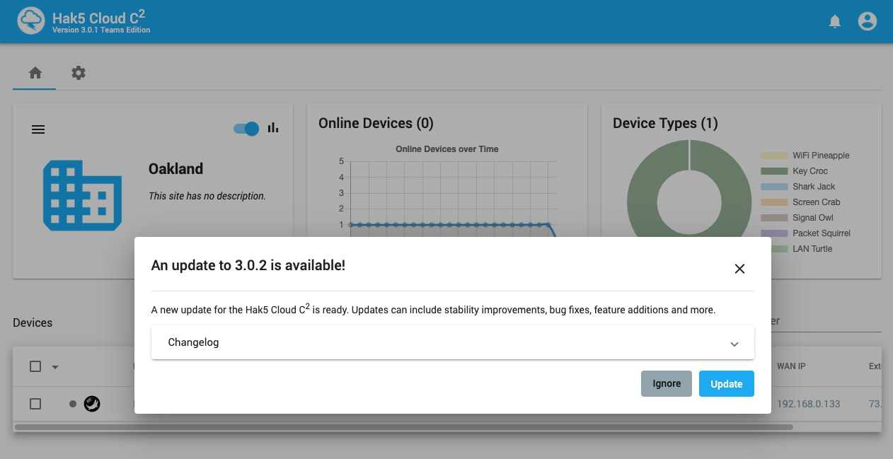 Installing Updates To The Cloud C2 Server | Hak5 - Cloud C²